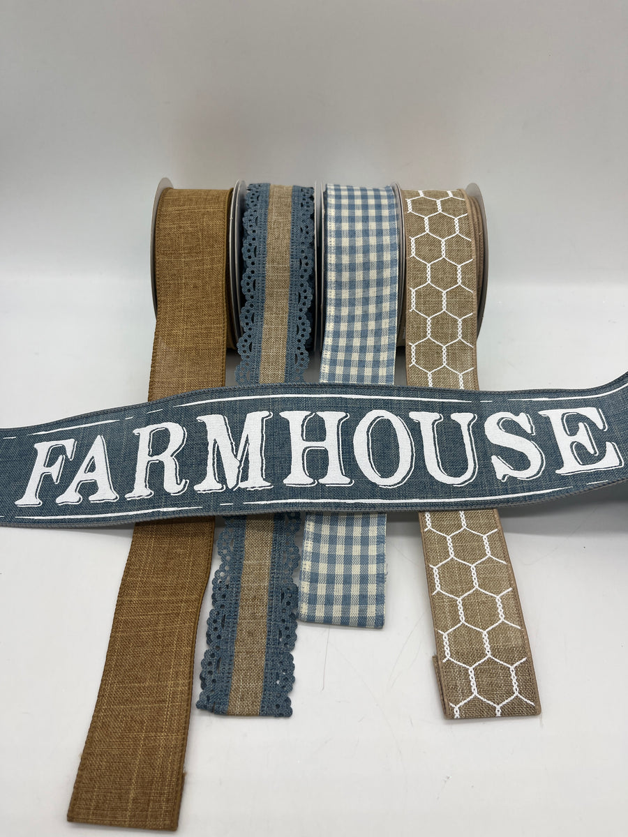 Rustic Farmhouse Ribbon Bundle – Festive Creations By Stephanie